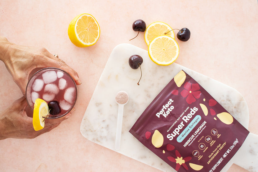 Super Reds Antioxidant Blend with Marine Collagen – Perfect Keto