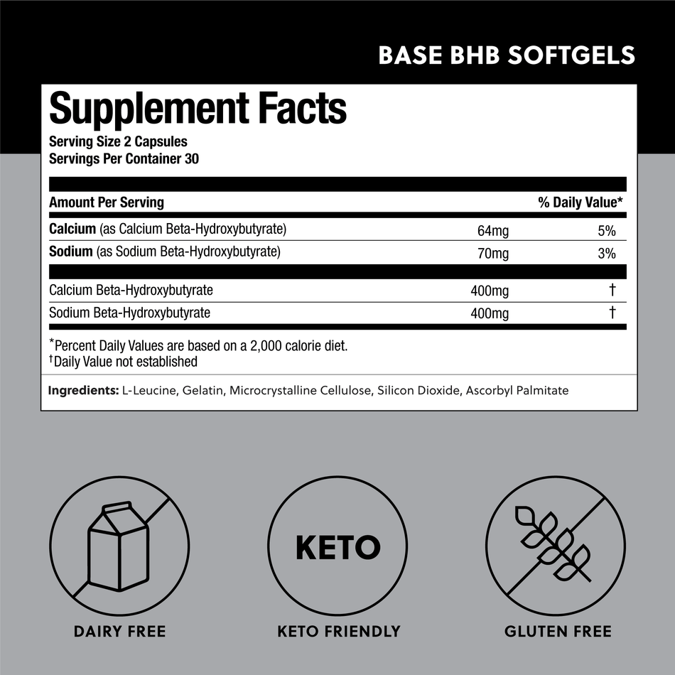 Perfect Keto Base Ketones - BHB Exogenous Ketones Drink Mix