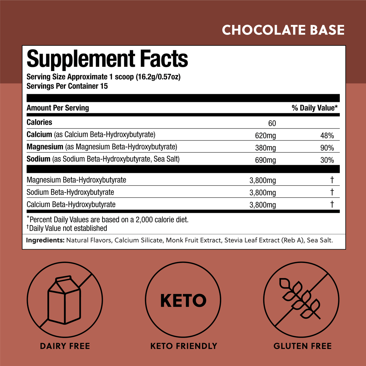 Perfect Keto Base Ketones - BHB Exogenous Ketones Drink Mix